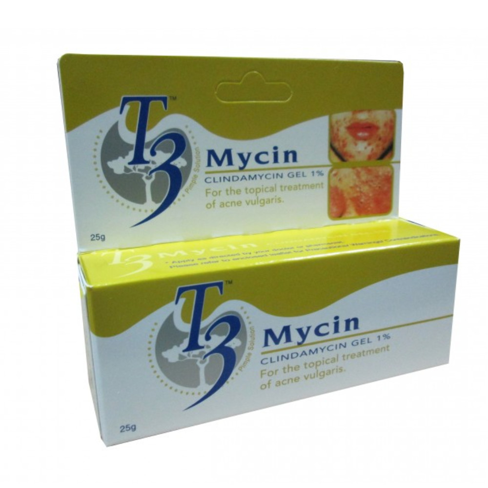 T3 Mycin (Clindamycin gel 1%)
